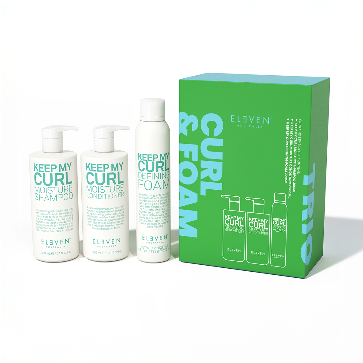 CURL & FOAM TRIO – Eleven Australia UK